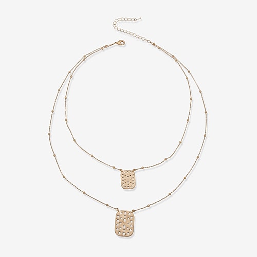 Click here for a.n.a Gold Tone Womens 18 Inch Strand Necklace  On... prices