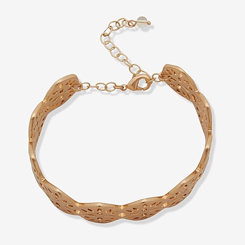 Click here for a.n.a Gold Tone Womens Cuff Bracelet  One Size  Ye... prices