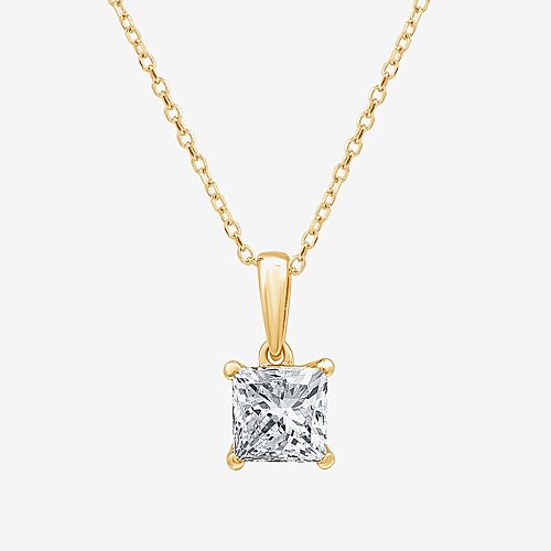 Click here for Womens 1 CT. Lab Grown White Diamond 10K Gold 18 I... prices