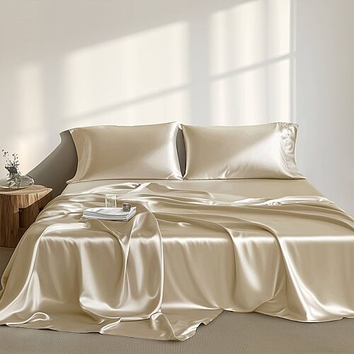 Click here for Madison Park Essentials Satin 6-Pc. Sheet Set  Kin... prices