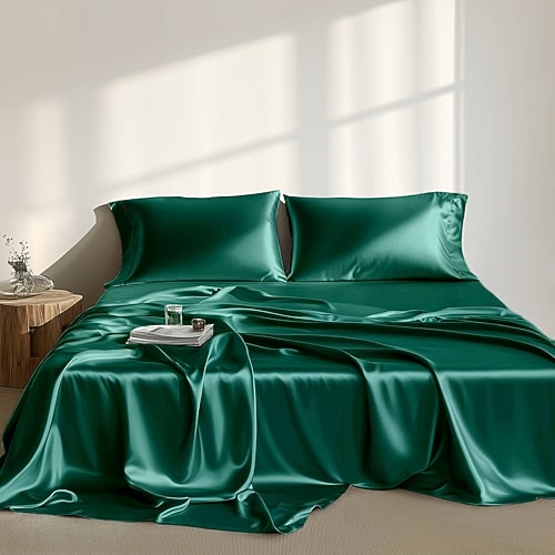 Click here for Madison Park Essentials Satin 6-Pc. Sheet Set  Kin... prices
