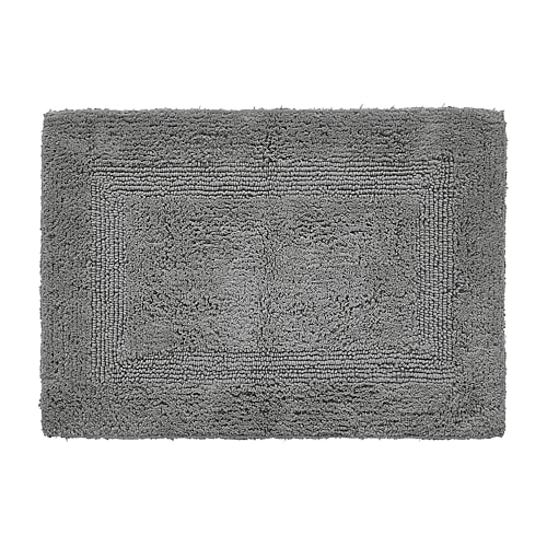 Better Trends Tufted Reversible Bath Rug  17 x 24 - Grey