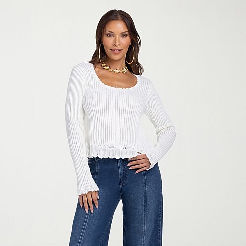 Click here for JS Jessica Simpson Womens Round Neck Long Sleeve P... prices