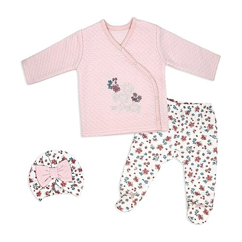 Click here for Baby Mode Baby Girls Long-Sleeve Top  Pant and Cap... prices