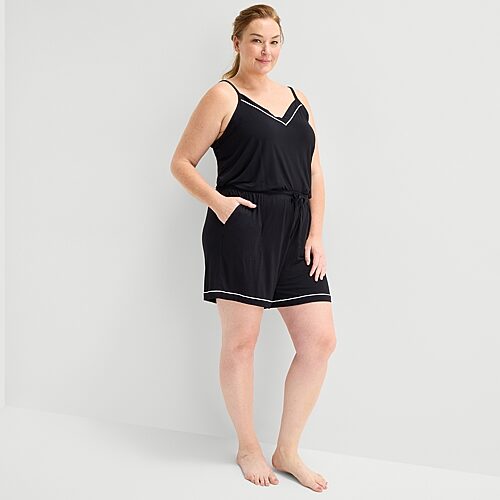 Click here for Liz Claiborne Womens Plus Pajama Shorts  3x  Black prices
