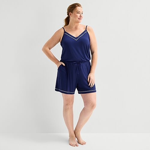 Click here for Liz Claiborne Womens Plus Pajama Shorts  2x  Blue prices