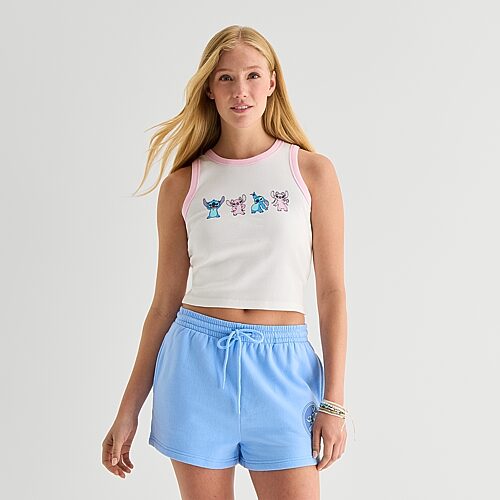 Click here for Stitch High Neck Tank Womens Juniors High Neck Sle... prices