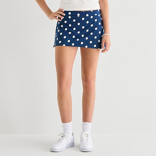 Click here for Arizona Womens Juniors Low Rise Mini A-Line Skirt... prices