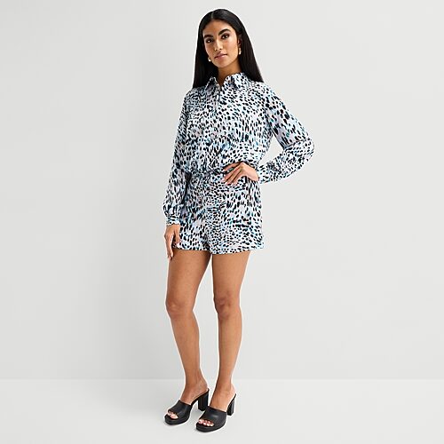 Click here for Bold Elements Womens Pull-On Short  Small  Blue prices