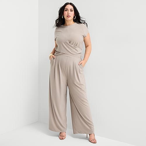 Click here for Bold Elements Womens Plus Wide Leg Pleated Pant  1... prices