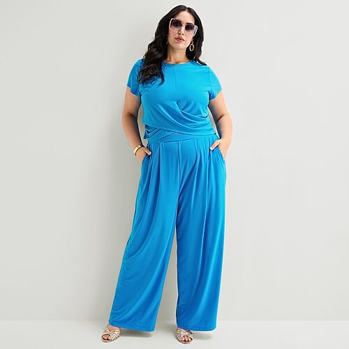 Click here for Bold Elements Womens Plus Wide Leg Pleated Pant  2... prices