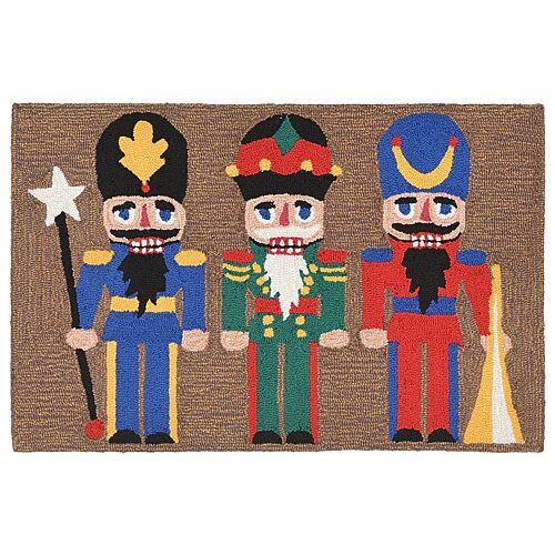 Liora Manne Front Porch Indoor/Outdoor Nutcracker Multi 2 x 3 Area Rug