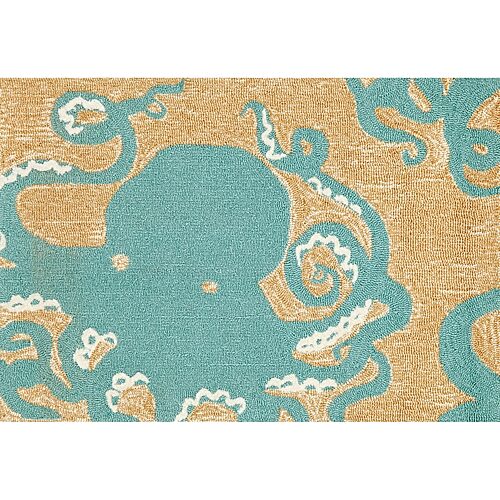 Click here for Liora Manne Frontporch Octopus Hand Tufted Rectang... prices