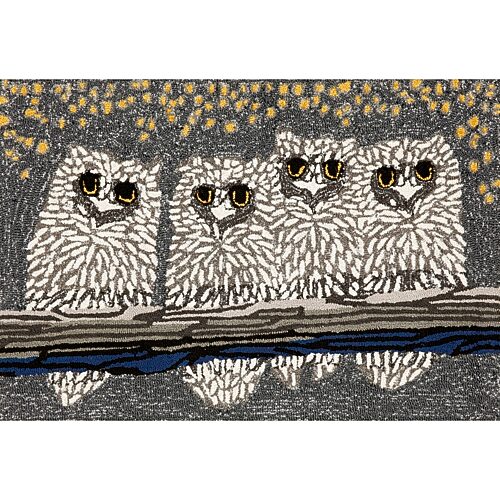 Click here for Liora Manne Frontporch Owls Animal Hand Tufted Ind... prices