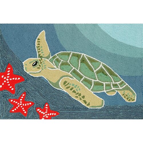 Click here for Liora Manne Front Porch Indoor Outdoor Sea Turtle... prices