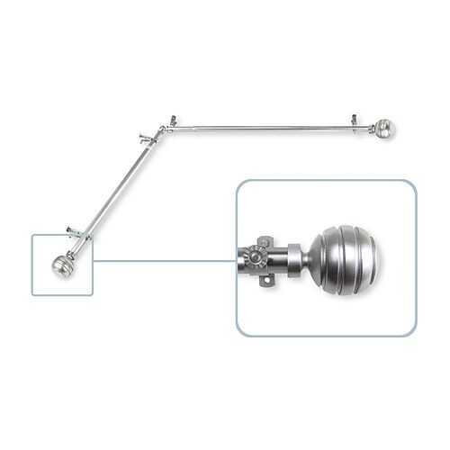 Click here for Rod Desyne Poise Corner 13/16 IN Adjustable Curtai... prices