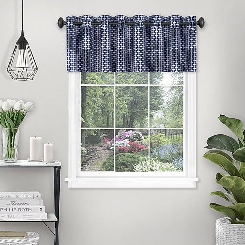 Click here for Achim Bedford Rod Pocket Tailored Valance  One Siz... prices