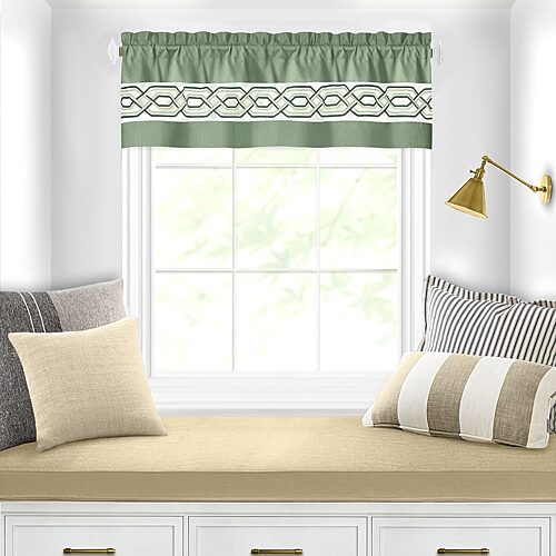 Click here for Achim Paige Rod Pocket Tailored Valance  One Size... prices