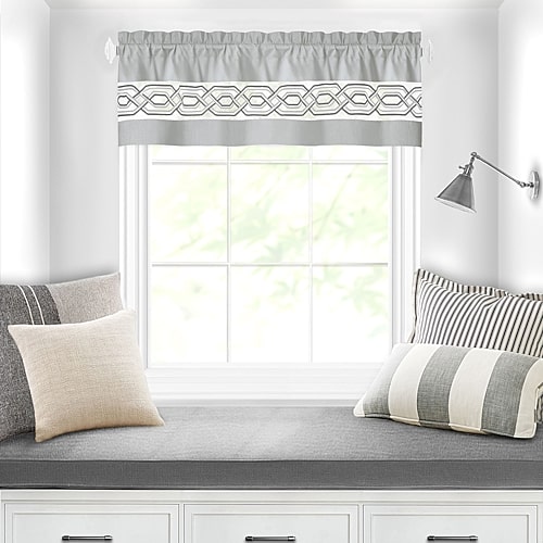 Click here for Achim Paige Rod Pocket Tailored Valance  One Size... prices