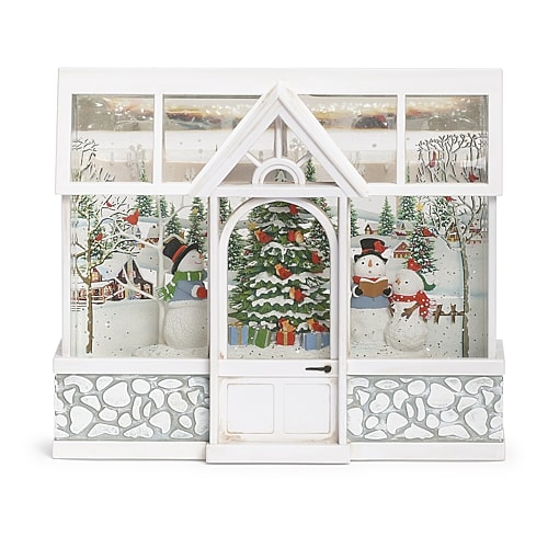 Click here for Roman 8in Led Swirl Snowman Choir Christmas Snow G... prices