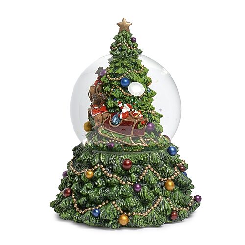 Click here for Roman 7.5 In Musical Tree Dome Santa Christmas Sno... prices