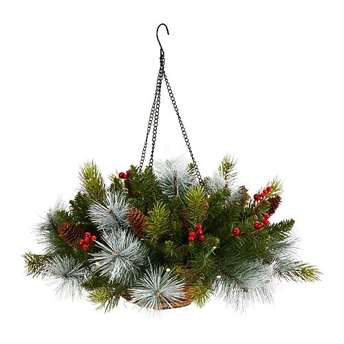 Click here for Nearly Natural Hanging Basket Artificial Plant  On... prices