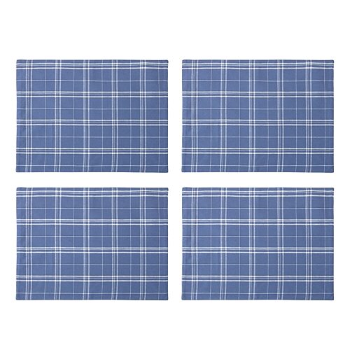 Click here for Linden Street Windowpane 4-pc. Placemat  One Size... prices