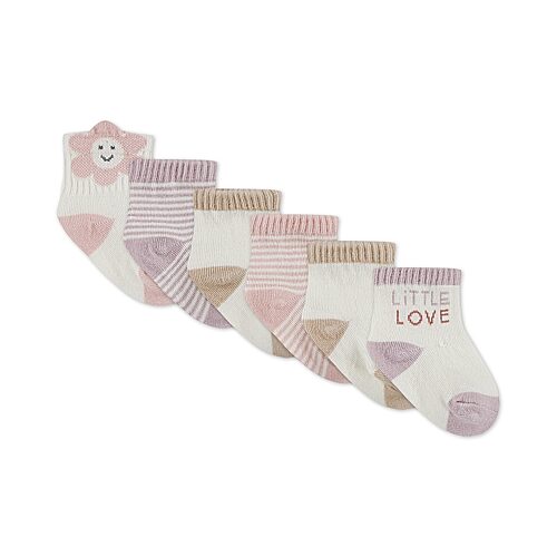 Click here for Huggies Baby Girls Multi-Pack 6 Pair Quarter Ankle... prices