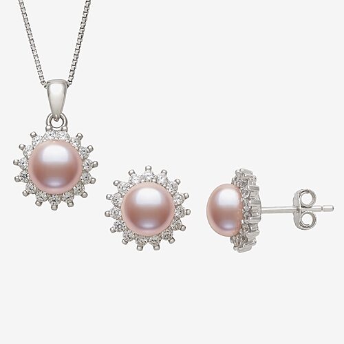 Click here for Cultured Freshwater Pearl Sterling Silver Sunburst... prices
