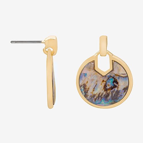 Click here for Bijoux Bar Delicates Womens Round Drop Earrings  O... prices