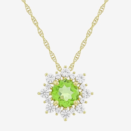 Click here for Womens Genuine Green Peridot 14K Gold Over Silver... prices