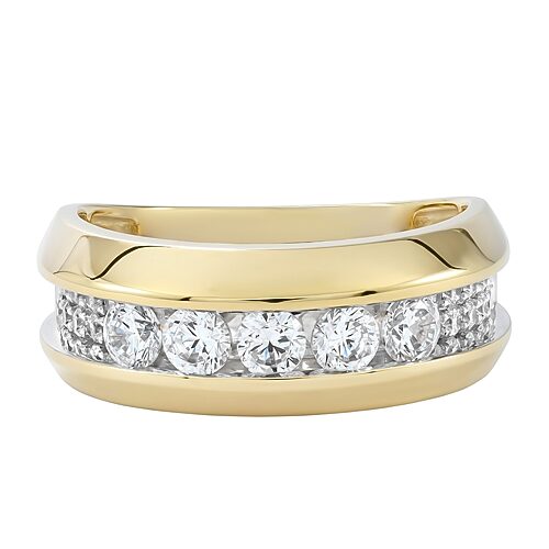 Click here for (F / Si2) Mens 1 1/2 CT. T.W. Lab Grown White Diam... prices