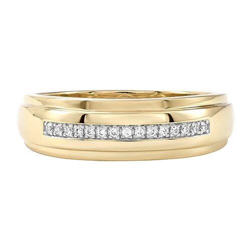 Click here for (F / Si2) Mens 1/10 CT. T.W. Lab Grown White Diamo... prices