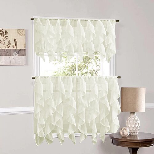 Click here for Sweet Home Collection Sheer 3-pc. Rod Pocket Curta... prices