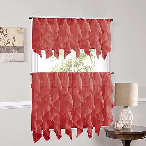 Click here for Sweet Home Collection Sheer 3-pc. Rod Pocket Curta... prices