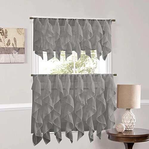 Click here for Sweet Home Collection Sheer 3-pc. Rod Pocket Curta... prices