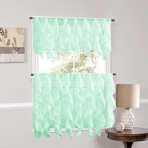 Click here for Sweet Home Collection Sheer 3-pc. Rod Pocket Curta... prices