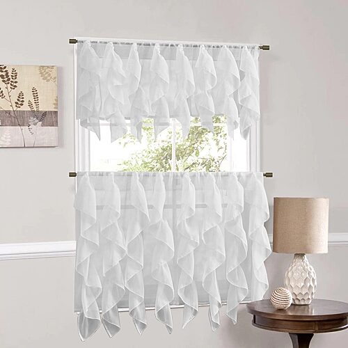 Click here for Sweet Home Collection Sheer 3-pc. Rod Pocket Curta... prices