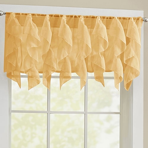 Click here for Sweet Home Collection Sheer Rod Pocket Tailored Va... prices