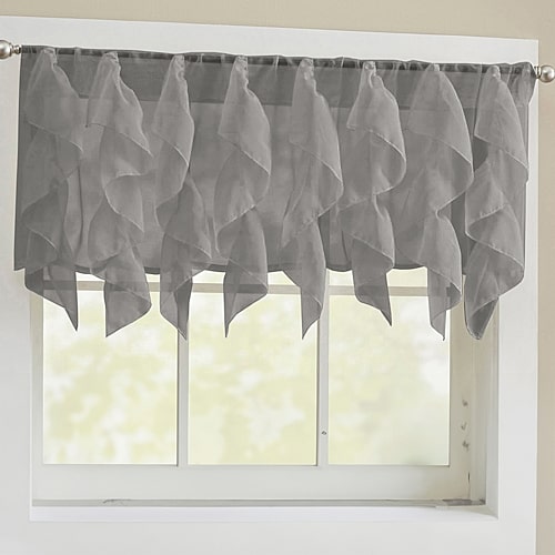 Click here for Sweet Home Collection Sheer Rod Pocket Tailored Va... prices