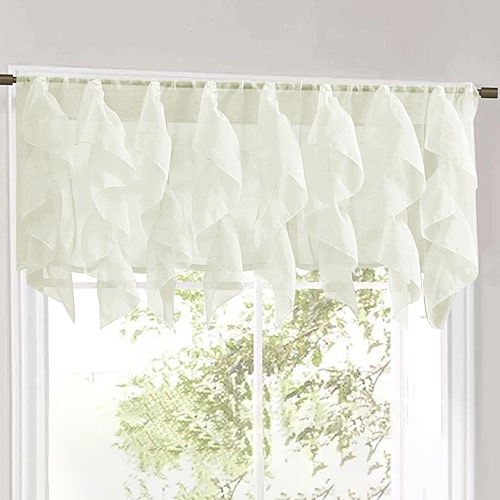 Click here for Sweet Home Collection Sheer Rod Pocket Tailored Va... prices