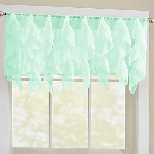 Click here for Sweet Home Collection Sheer Rod Pocket Tailored Va... prices