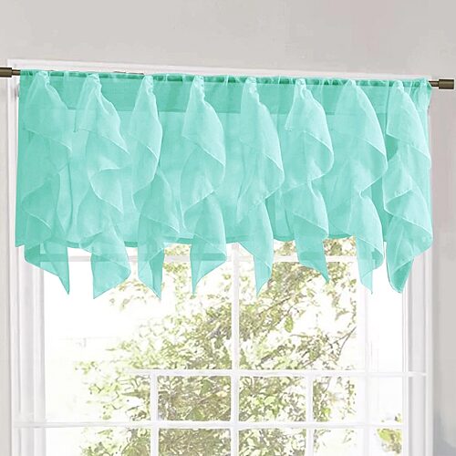 Click here for Sweet Home Collection Sheer Rod Pocket Tailored Va... prices
