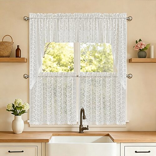Click here for Sweet Home Collection Priscilla 5-pc. Rod Pocket K... prices