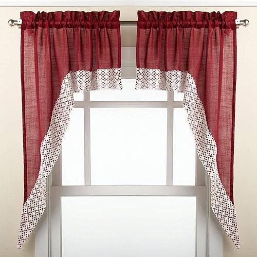 Click here for Sweet Home Collection Salem Rod Pocket Tailored Va... prices
