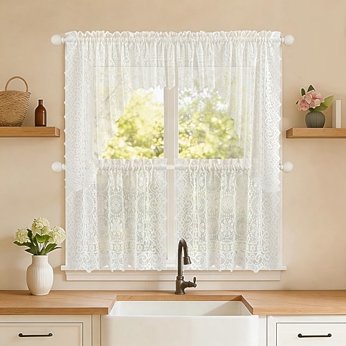 Click here for Sweet Home Collection Hopewell 5-pc. Rod Pocket Ki... prices