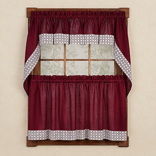 Click here for Sweet Home Collection Salem 5-pc. Rod Pocket Kitch... prices