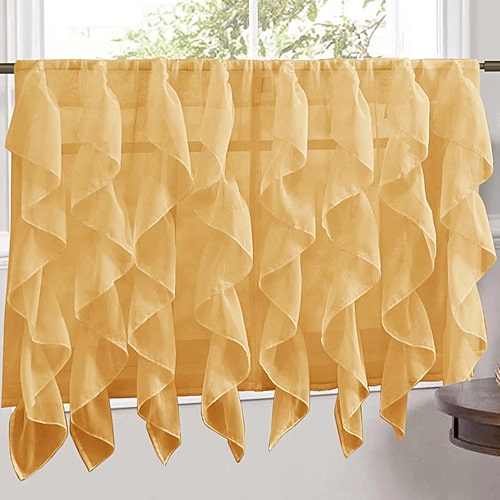 Click here for Sweet Home Collection Sheer 2-pc. Rod Pocket Windo... prices