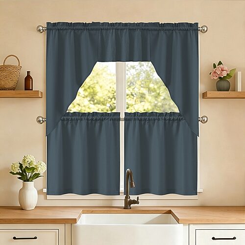 Click here for Sweet Home Collection Ripcord 5-pc. Rod Pocket Kit... prices