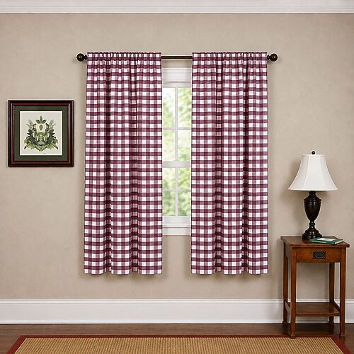 Click here for Sweet Home Collection Buffalo Rod Pocket Light-Fil... prices